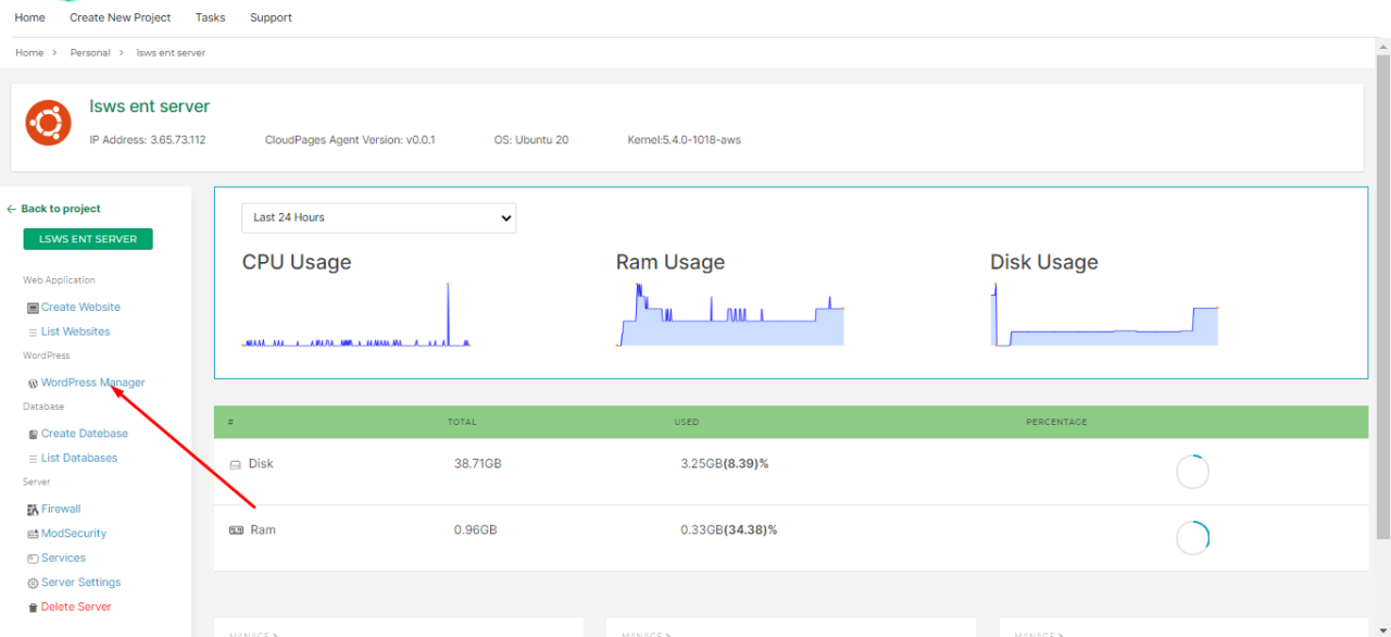 3 - Deploy WordPress on CloudPages - CloudPages
