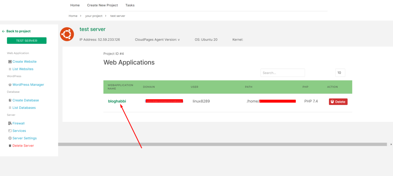 Change Website PHP - CloudPages