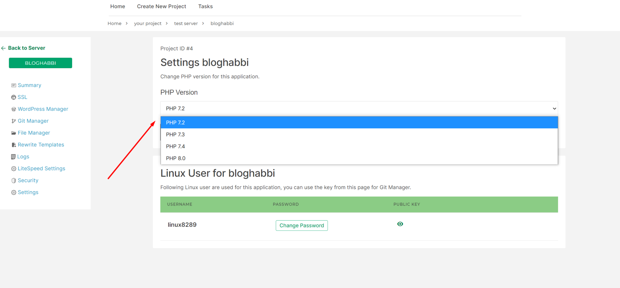 Change Website PHP - CloudPages