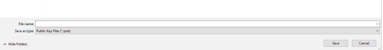 Configuring public key authentication with Bitvise SSH Client