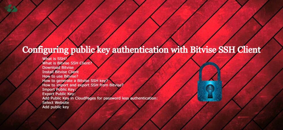 Configuring Public Key Authentication With Bitvise Ssh Client
