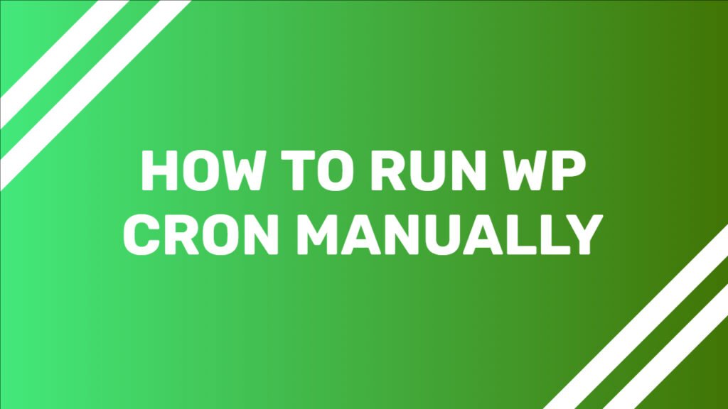 How to Run WP Cron Manually - CloudPages